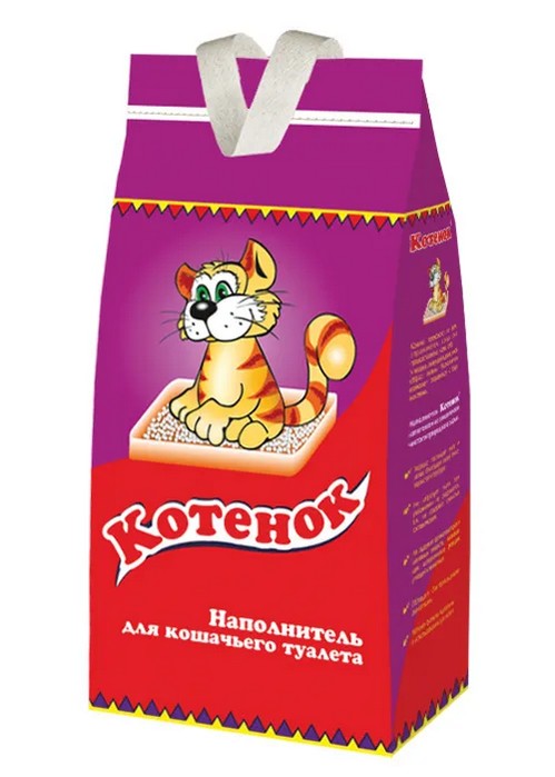 Котенок впитывающий наполнитель 3,5л — Зоомирово